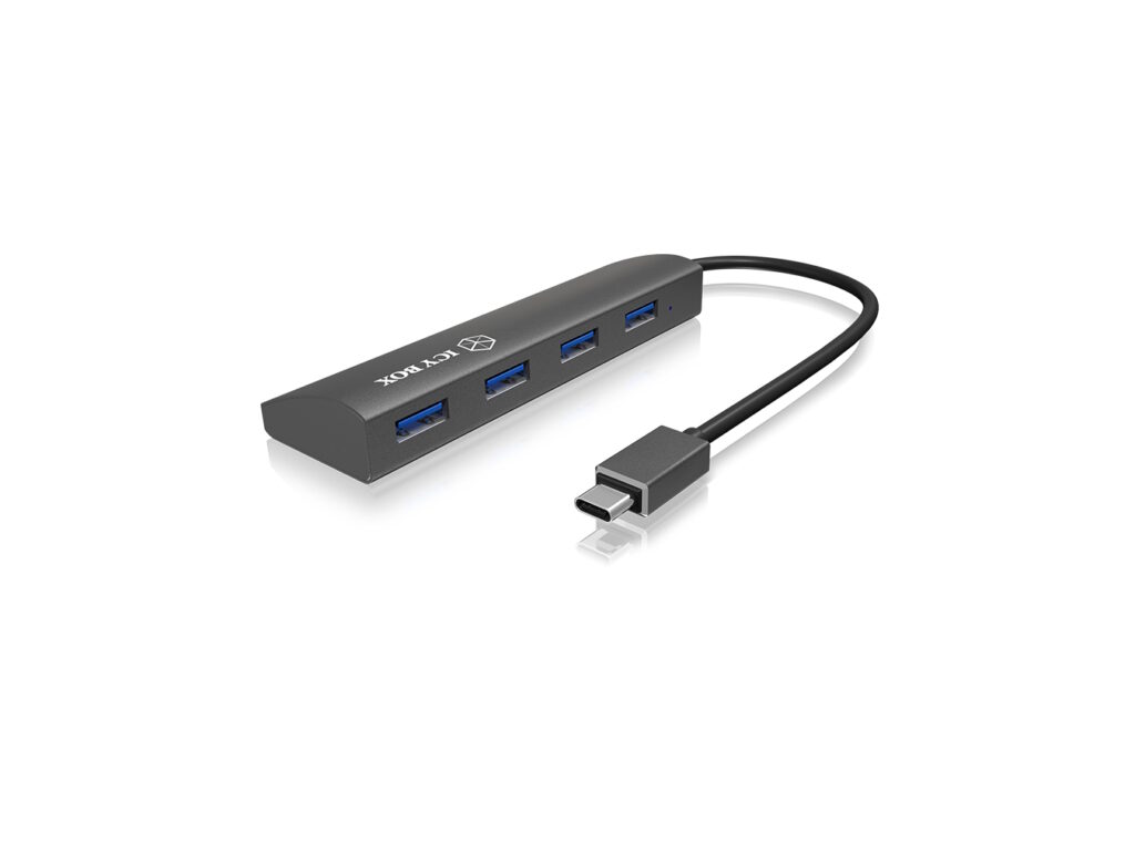 USB HUB, USB 3.0 – TYPE-C, 4 PORT, ICY BOX – PC Trgovina